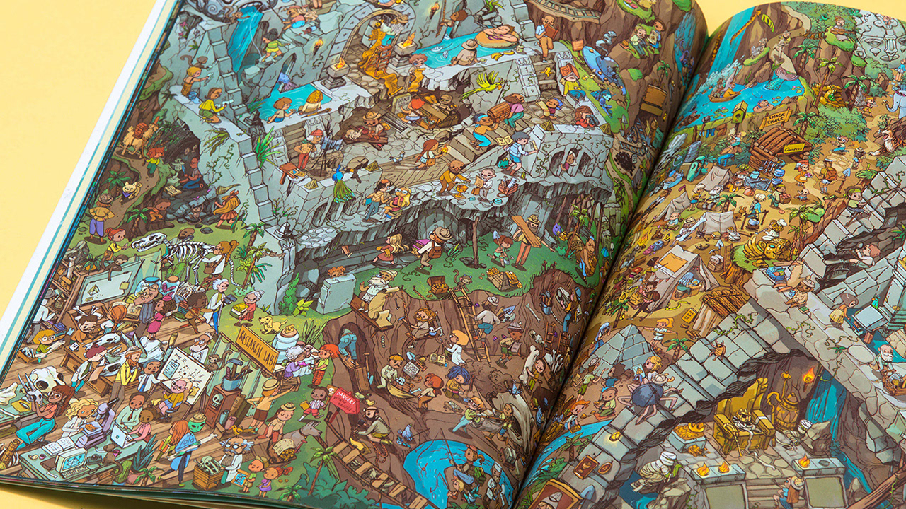 Marija Tiurina - The Job Interview - A4 ink drawing