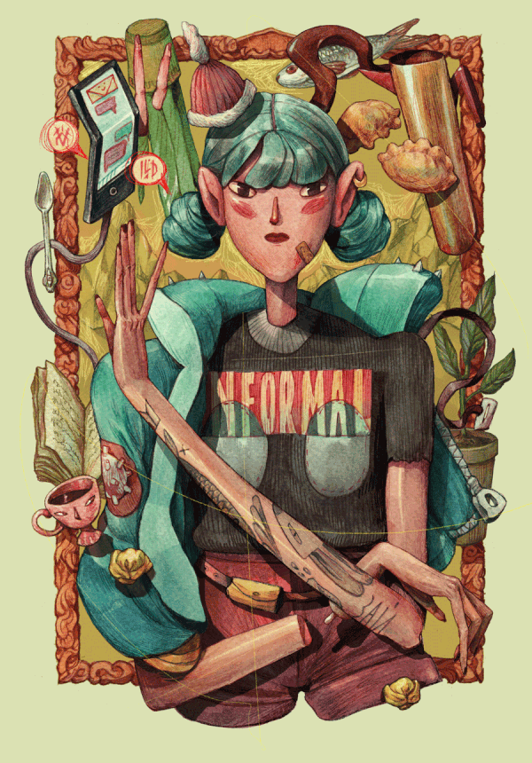 Marija Tiurina - Stereogramos: Watercolor meets Stereoscopic Animation