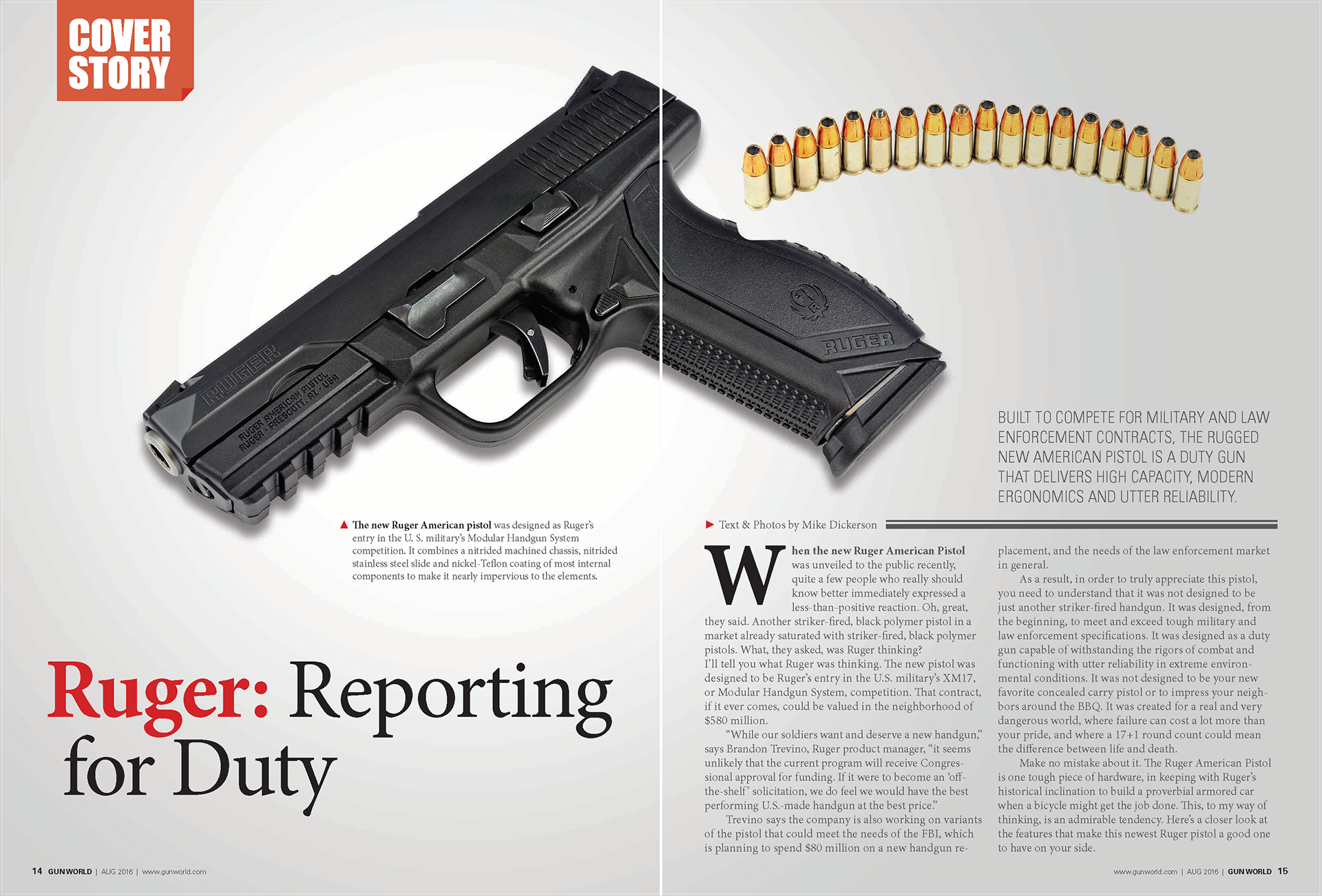 Michael Alejandro Portfolio - Gun Magazine Cover Story MockUps