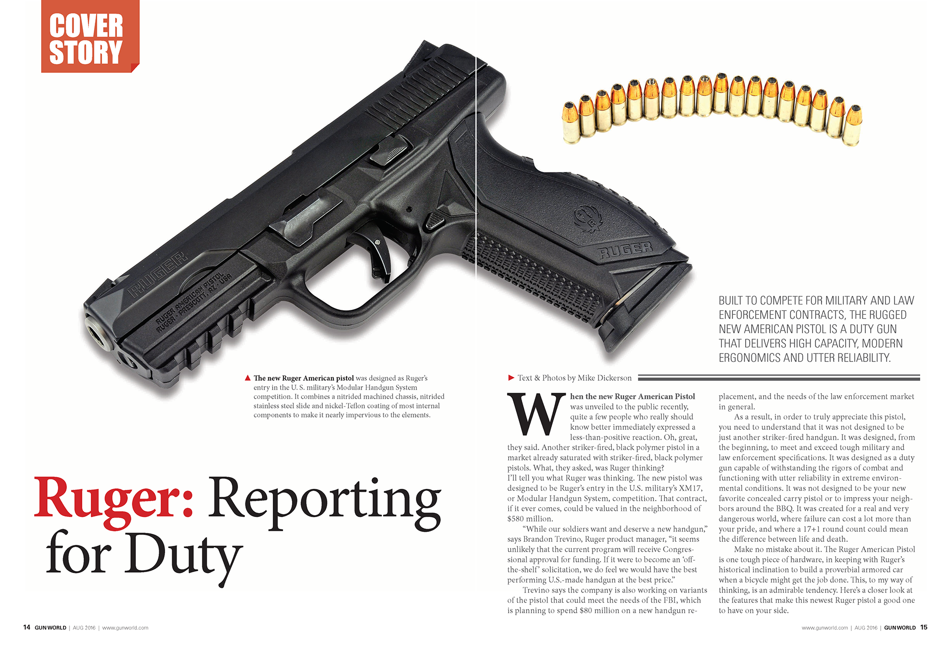 Michael Alejandro Portfolio - Gun Magazine Cover Story MockUps