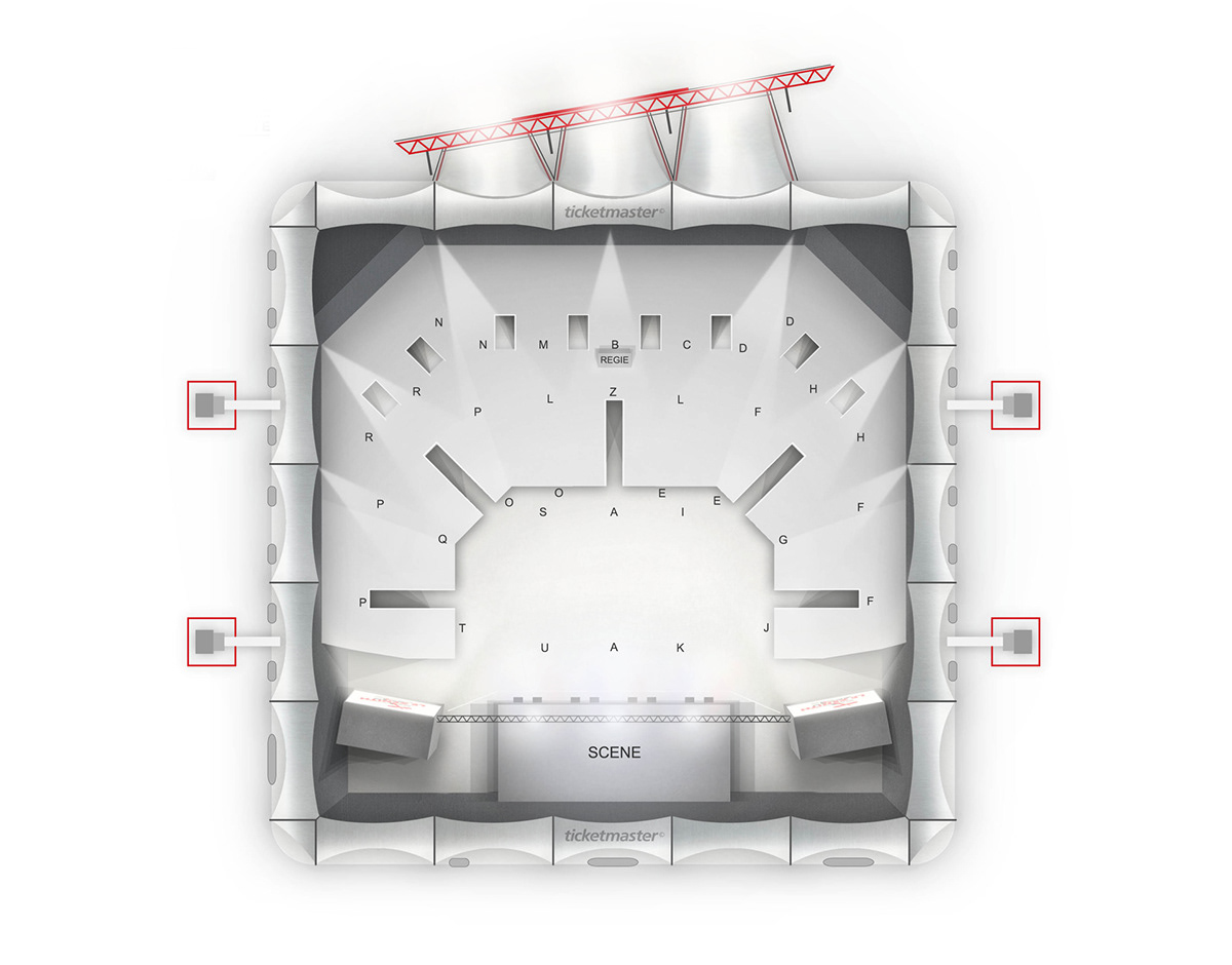 hallplan - Zenith de Paris