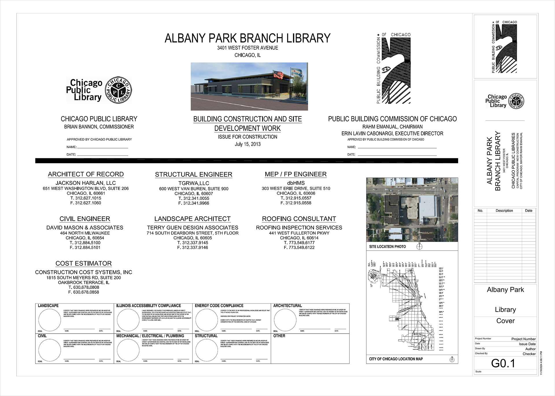 Kaustubh Mhatre - Revit: Albany Park, Chicago Public Library