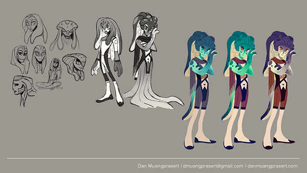 Dan Muangprasert - Character Design