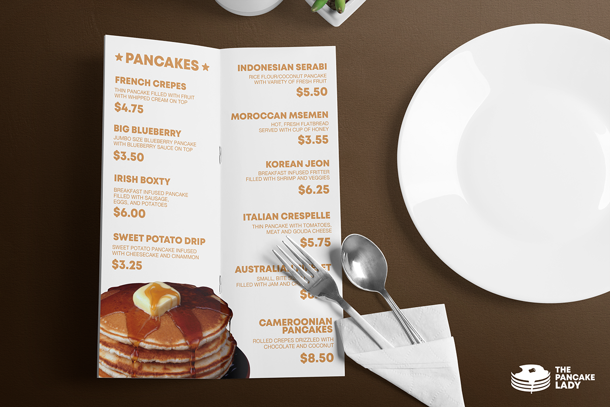 CocoMocha - Graphic Designer - The Pancake Lady — Visual Identity