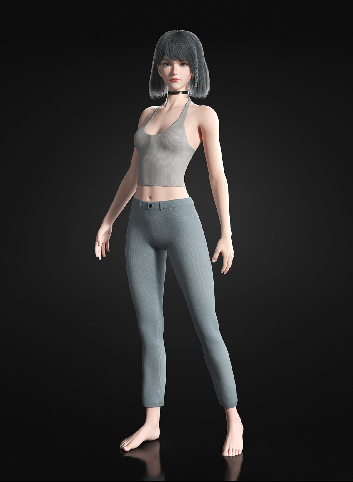 Denirio Thompson 3d Female Character Models