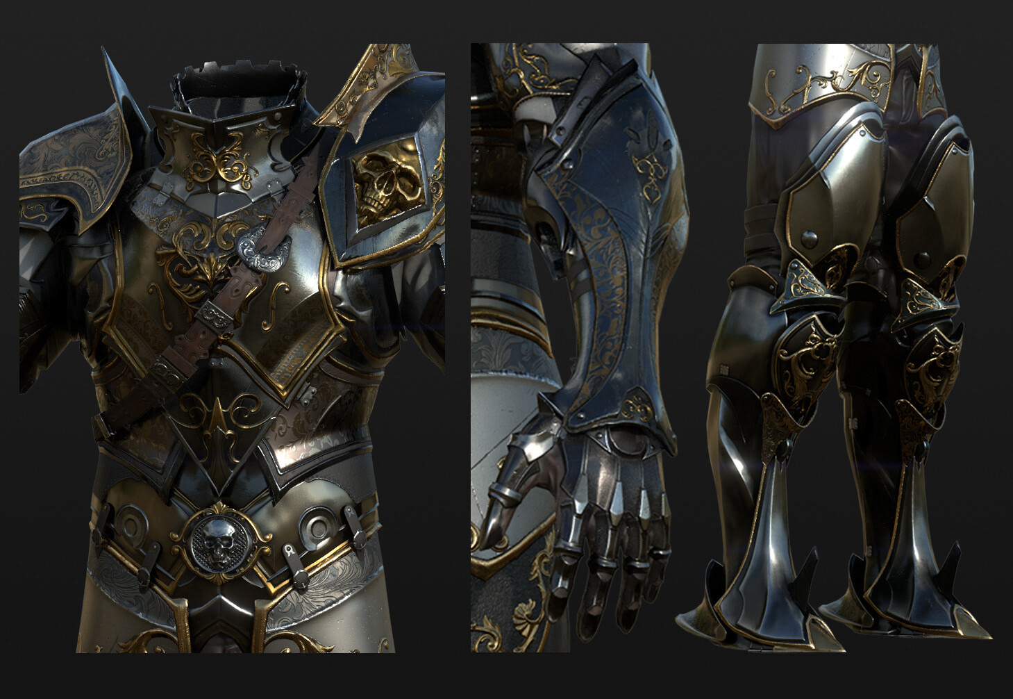 Denirio Thompson - 3d knight character model