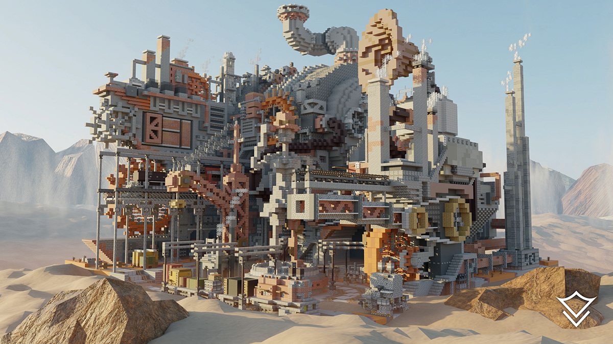 Varuna - Professional Minecraft Builders & Developers - Steampunk Factory
