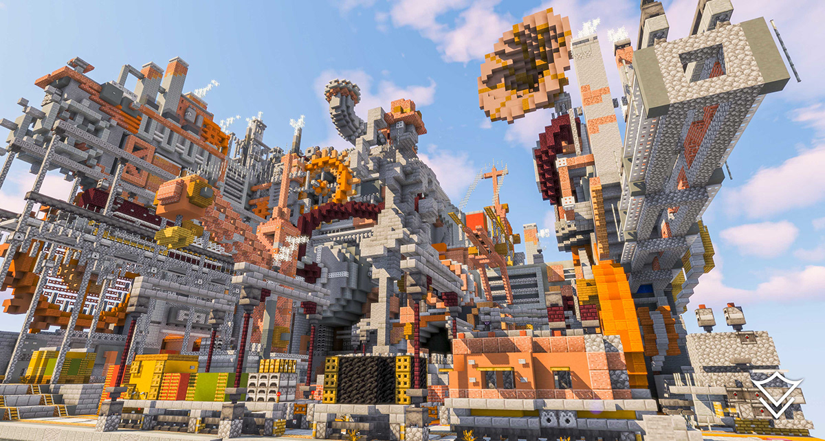 Varuna - Professional Minecraft Builders & Developers - Steampunk Factory