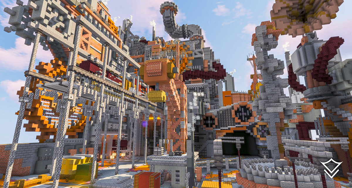 Varuna - Professional Minecraft Builders & Developers - Steampunk Factory