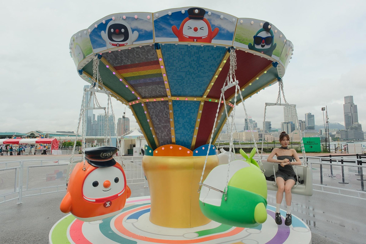 Jasontommy Illustration 小塗蛙 - MTR 45週年大型嘉年華《Chill Fun 鐵路樂園》 主視覺設計專案