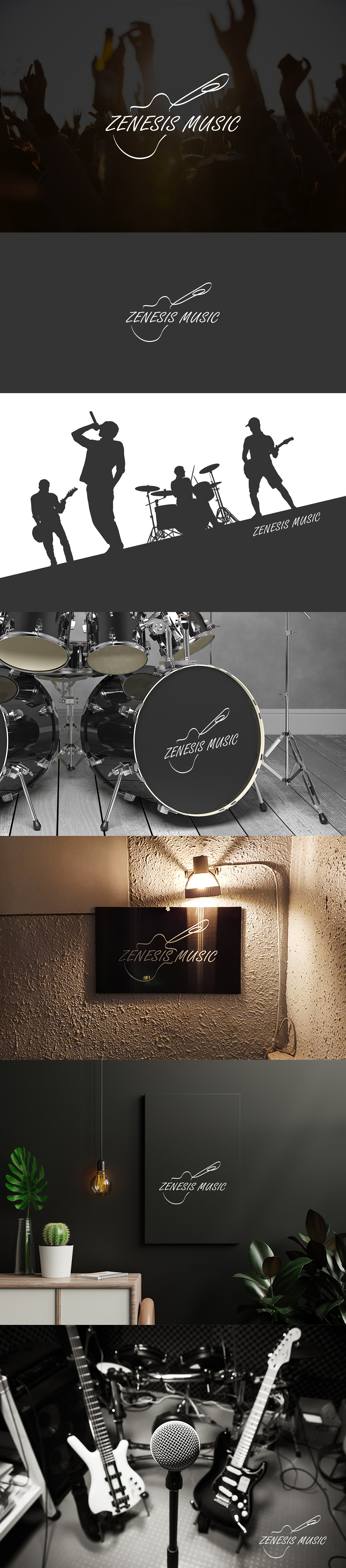 RECREIGHT DESIGN STUDIO - Music Room Logo Design