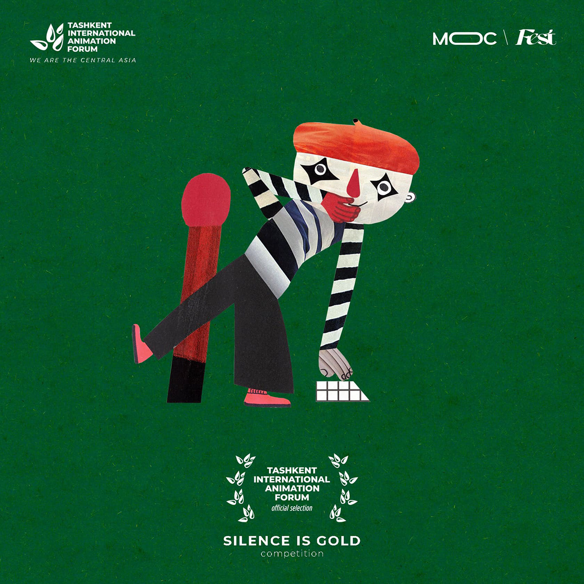 Yulia Drobova's Illustration Portfolio - Collage posters for TIAF'2023