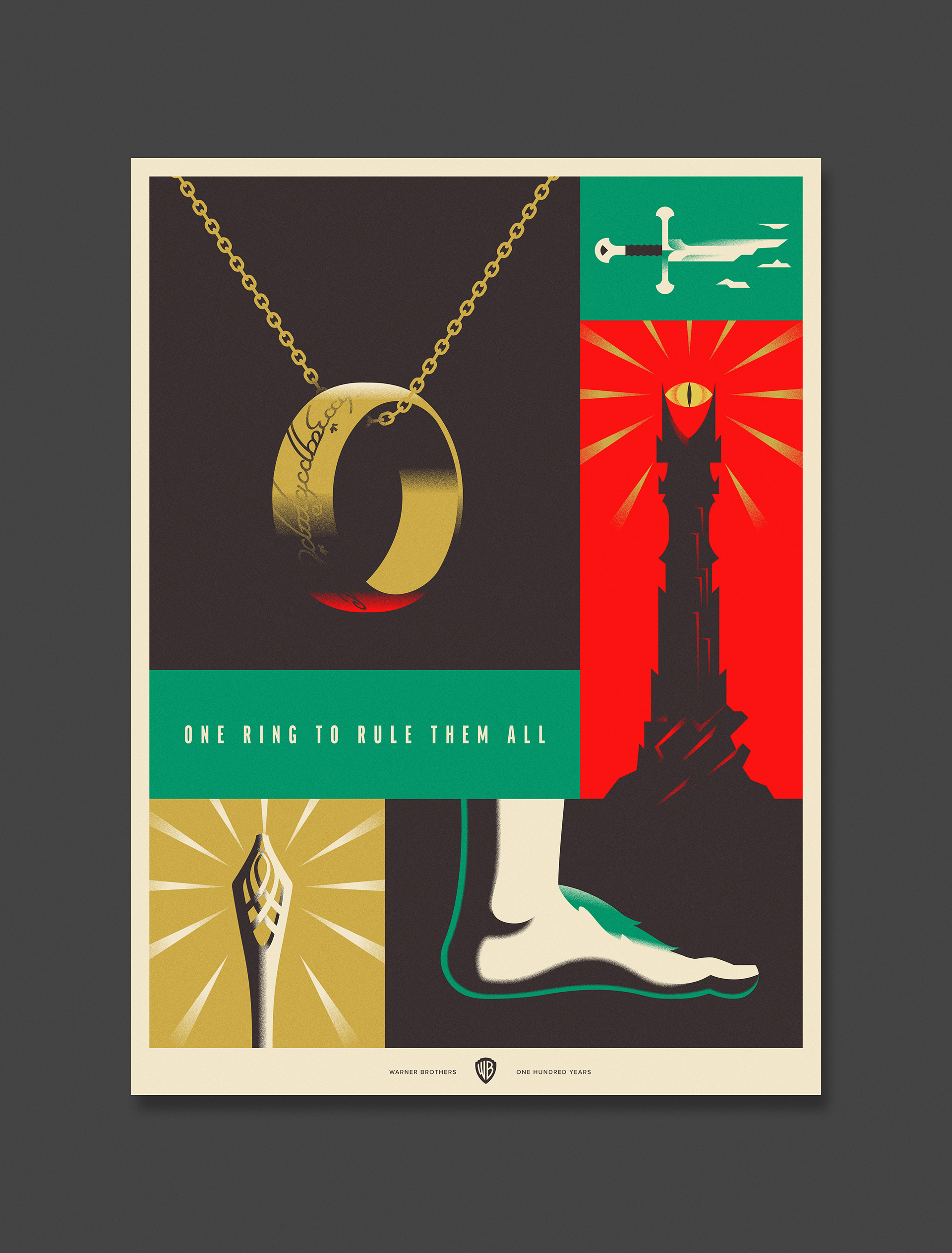 Russ Gray Graphic Design and Illustration - Warner Brothers 100 Years ...