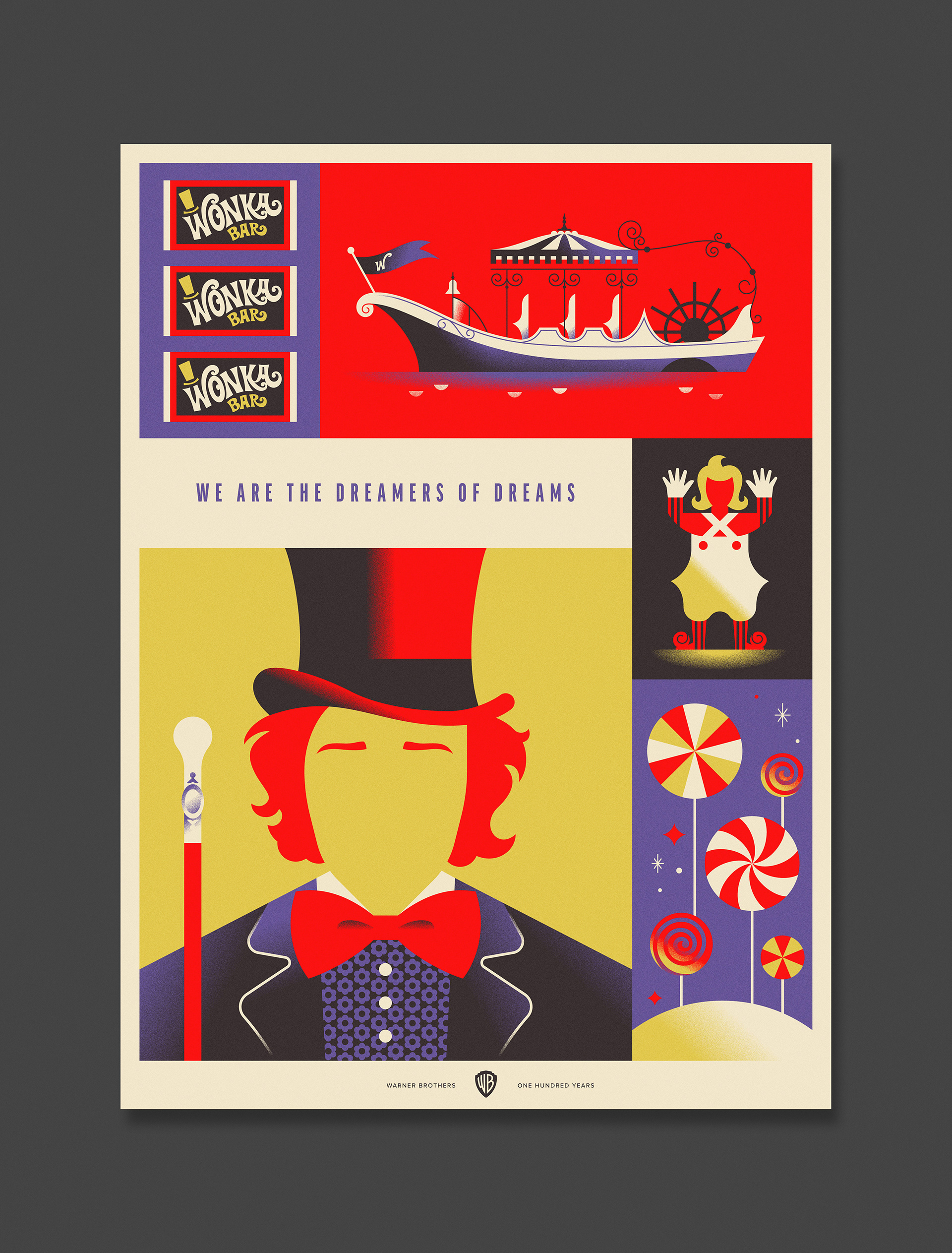 Russ Gray Graphic Design and Illustration - Warner Brothers 100 Years ...
