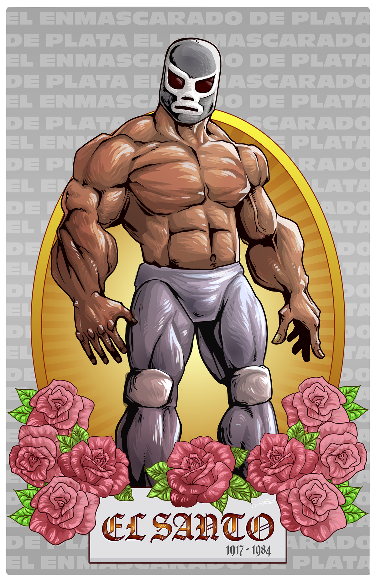 DTM creativegenius - EL SANTO - Vector Illustration