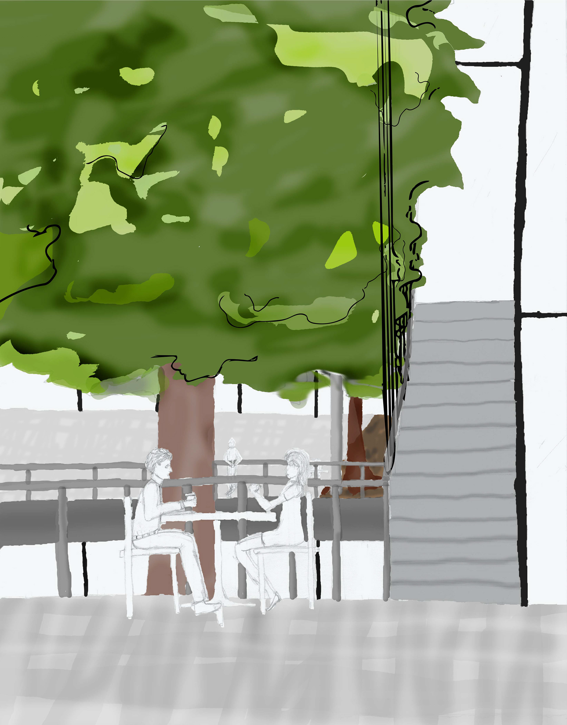 Marcellus Johnson - Hanging Gardens Cafe