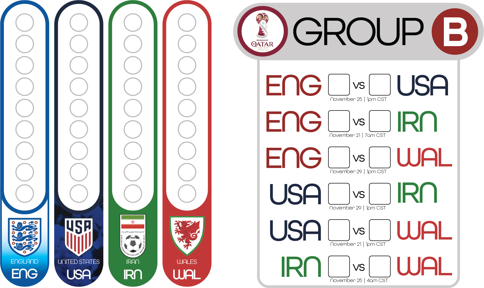 Matthew Wigdahl - World Cup Tracking Posters