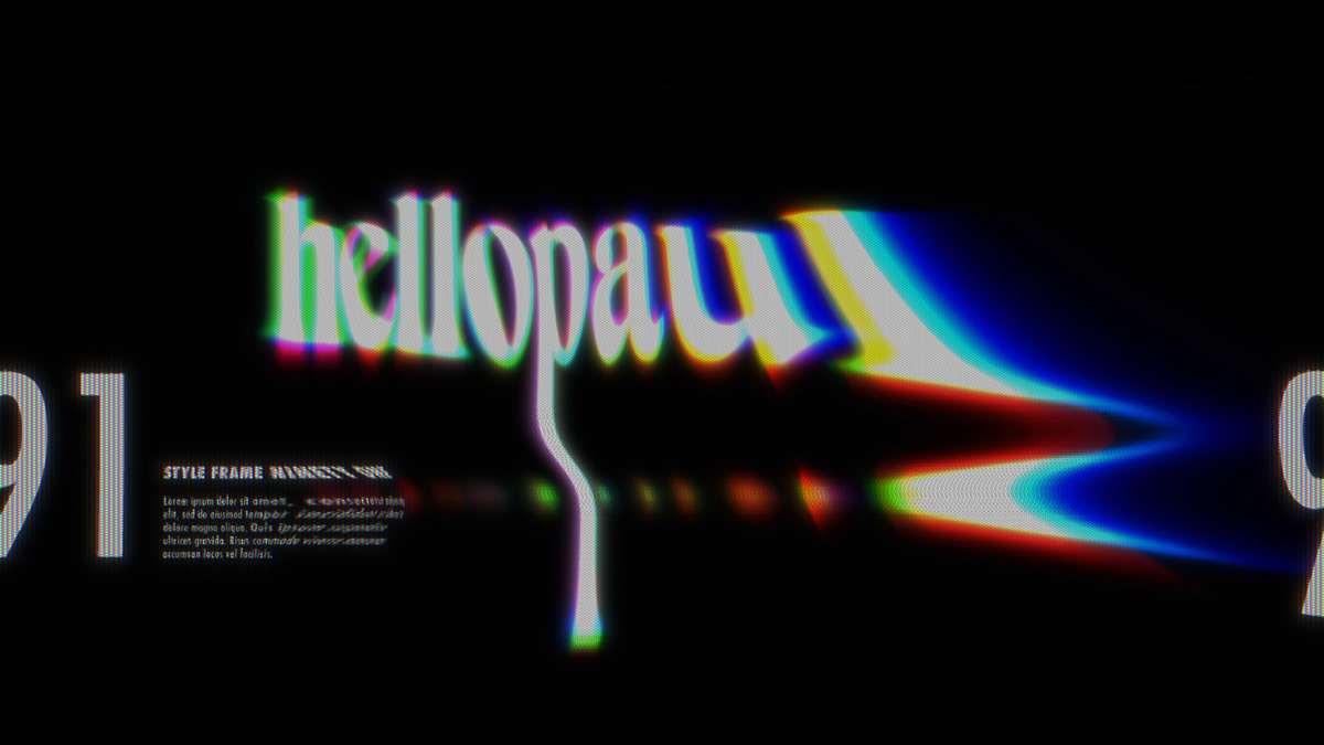 U.K Freelance Motion Design and Animation - DAILY STYLE FRAMES