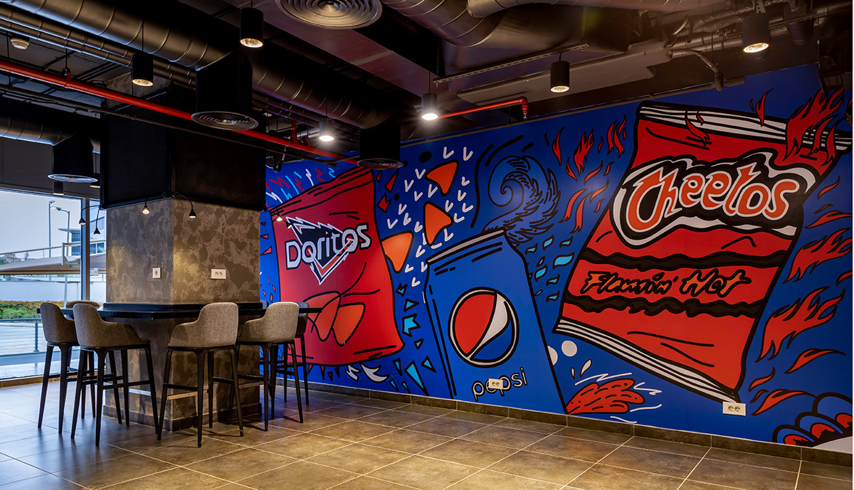 Wali's Studio - Pepsico Head Office Internal Branding