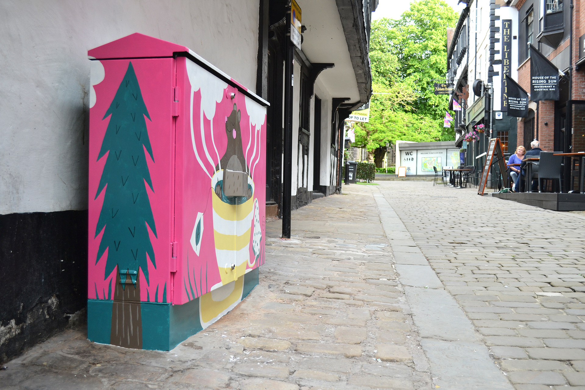 Saffron Russell - Illustrator and Artist - Butcher Row Mural