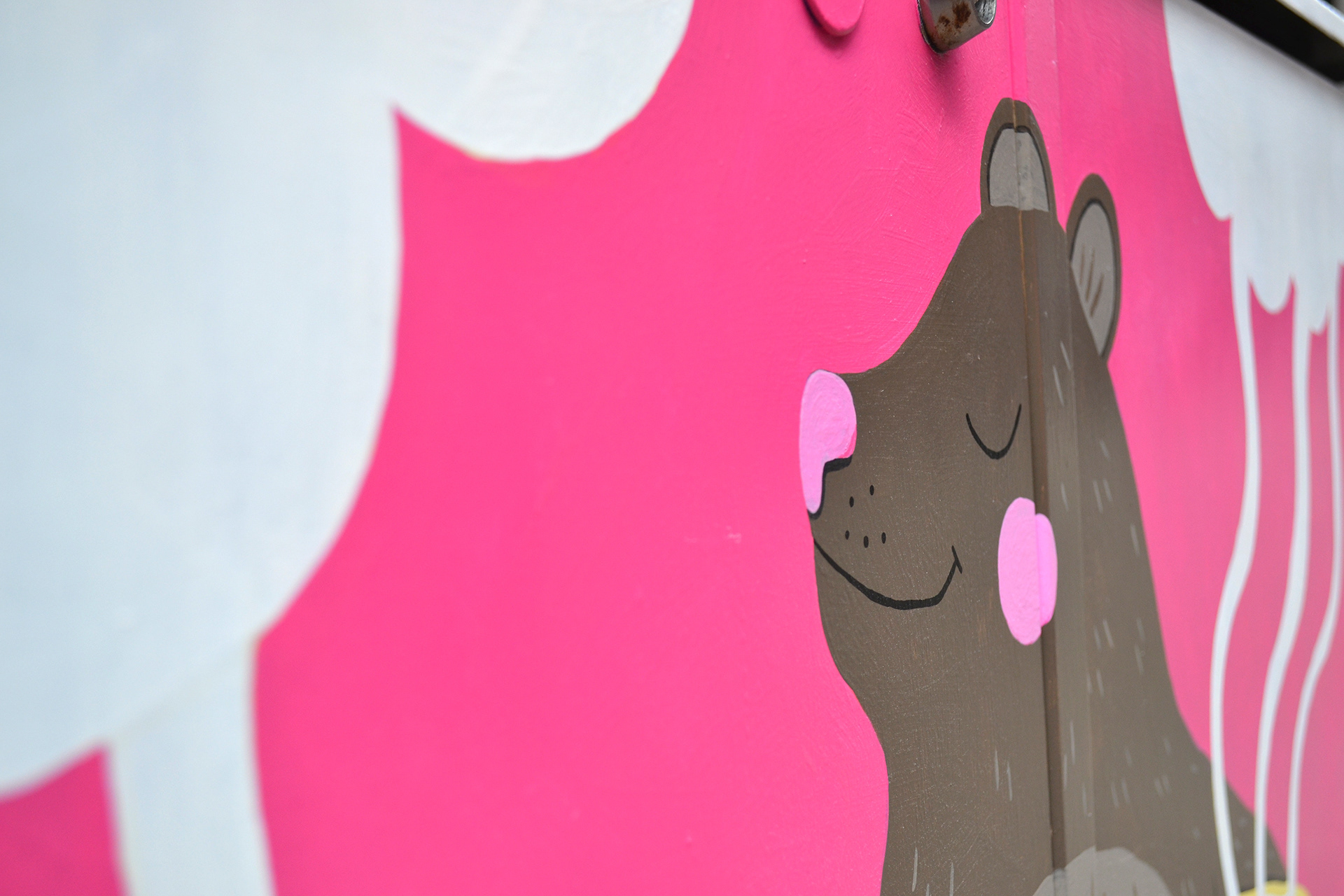 Saffron Russell - Illustrator and Artist - Butcher Row Mural