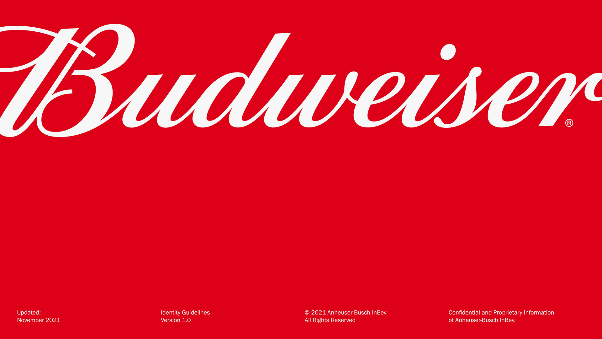 The Designing | Creative Agency for Growth - BUDWEISER — Logo & Brand ...