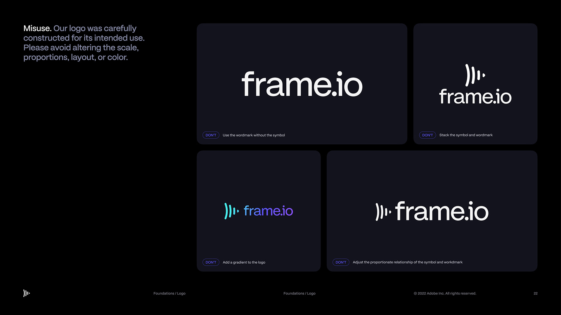 The Designing | Creative Agency for Growth - FRAME.IO — Brand identity ...