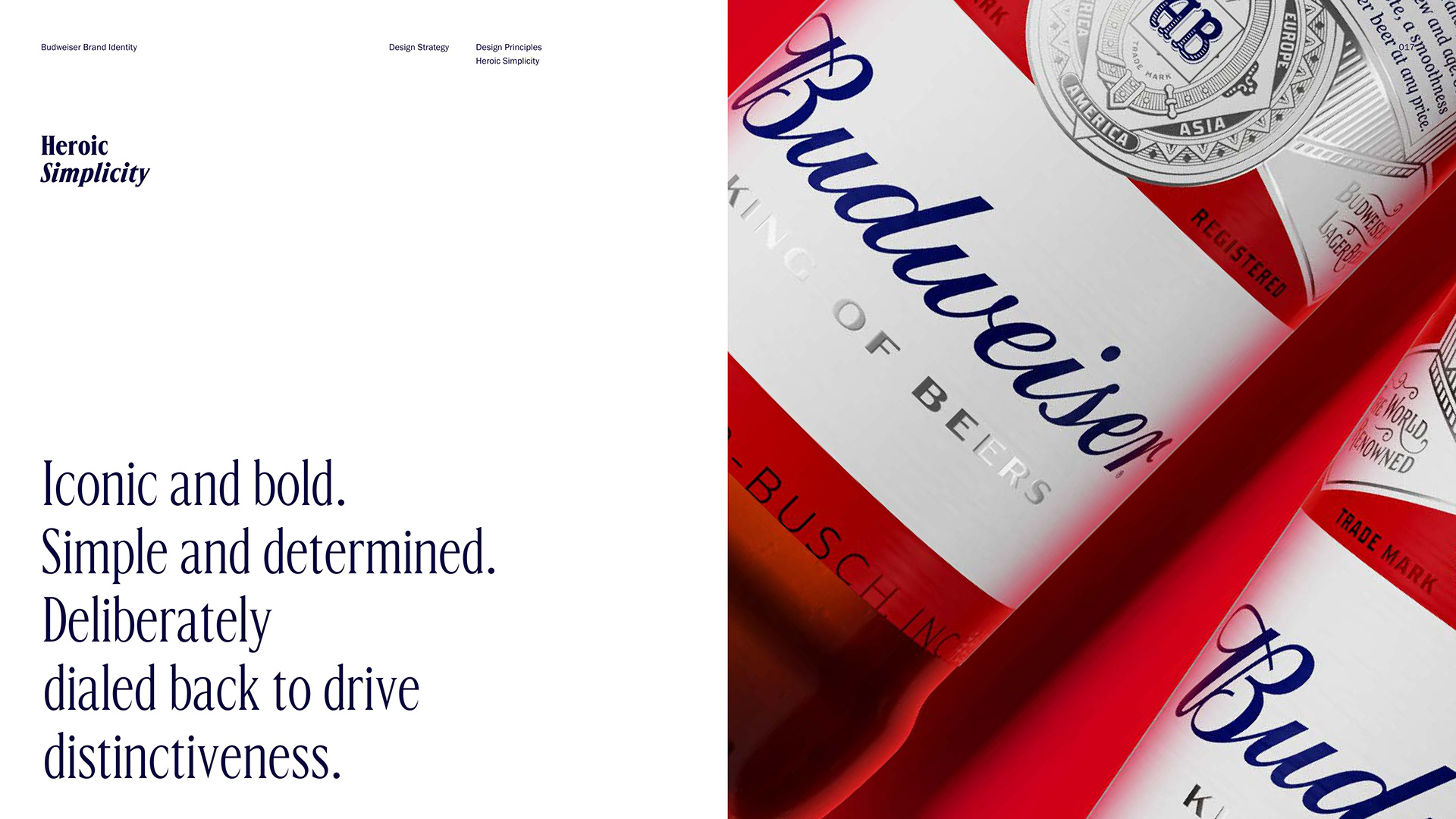 The Designing | Creative Agency for Growth - BUDWEISER — Logo & Brand ...