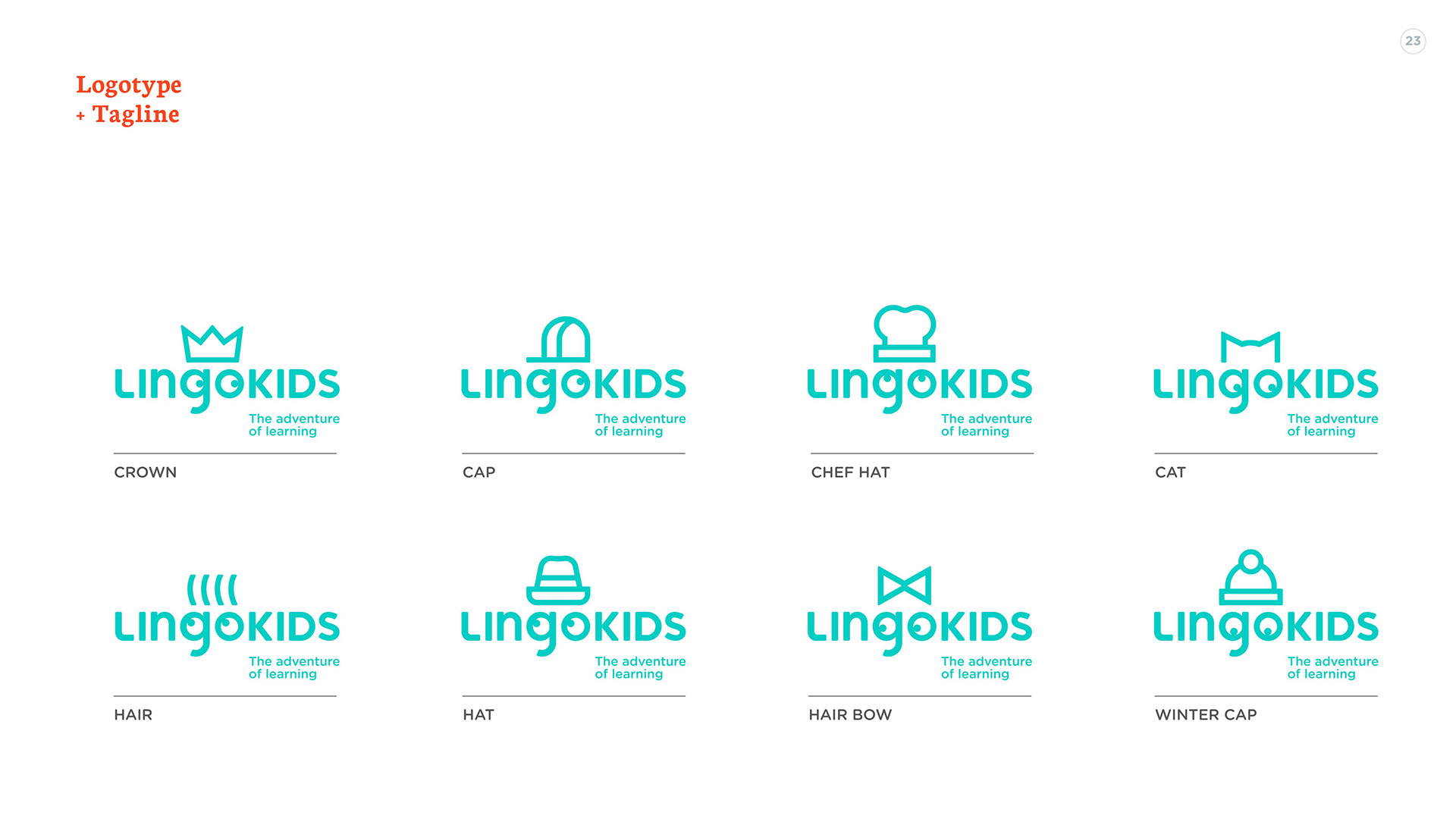 The Designing | Creative Agency for Growth - LINGO KIDS — Logo identity ...