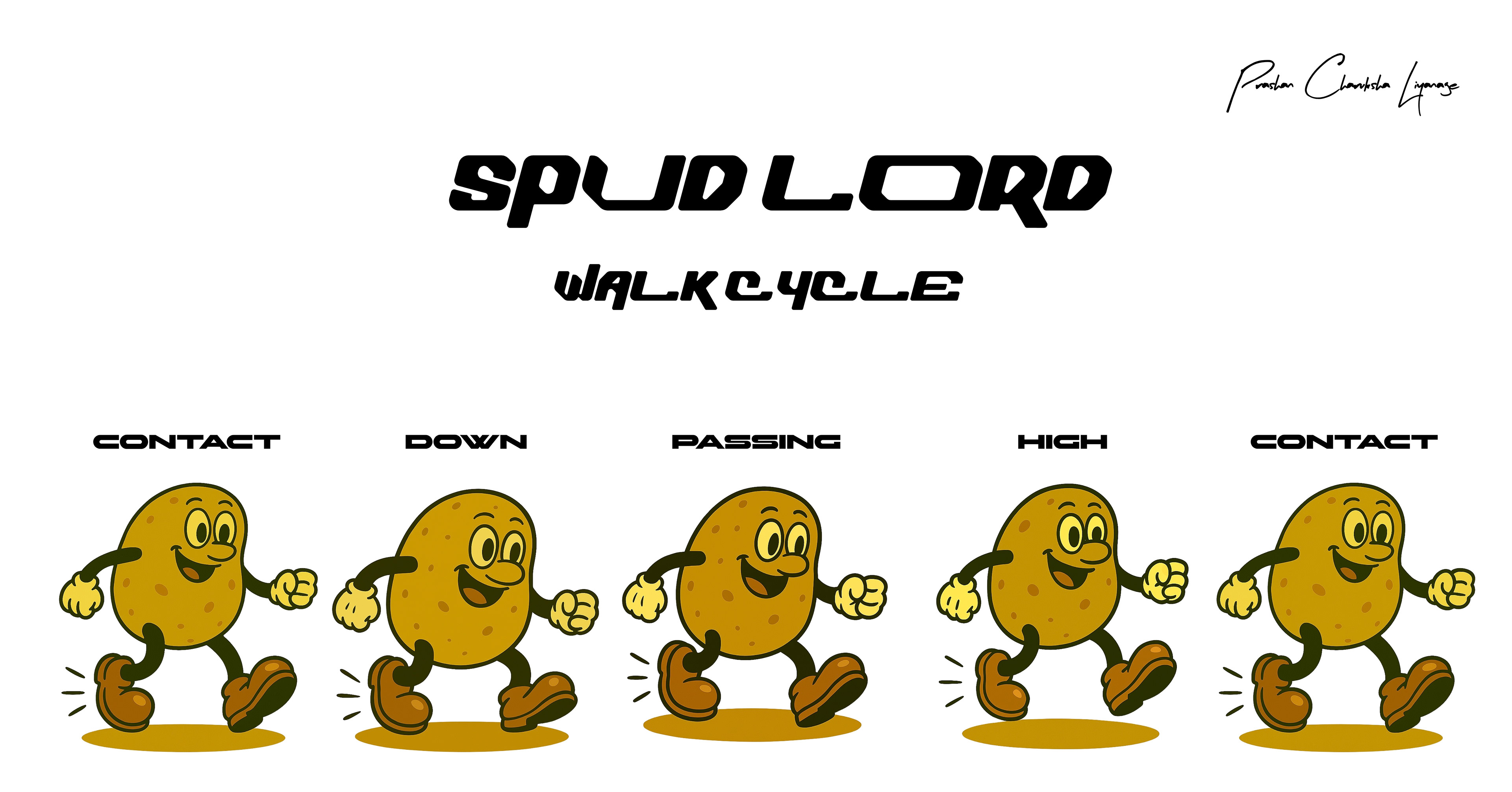 Prashan Liyanage - Character Design - Spud Lord