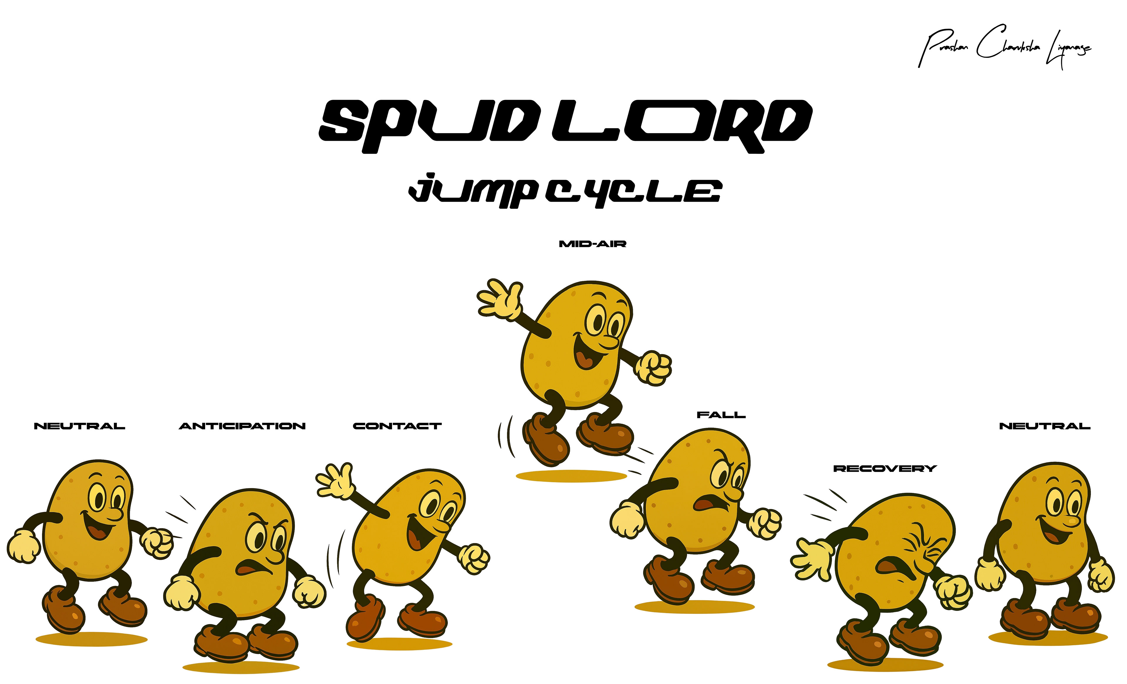 Prashan Liyanage - Character Design - Spud Lord