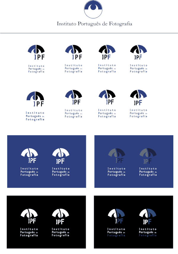 Luis Carvalhal - IPF - logo restyling studies (2004)