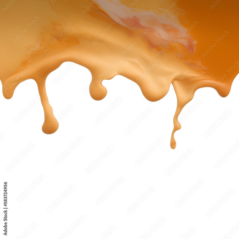 Syahronanda Project - Dripping yellow cream PNG