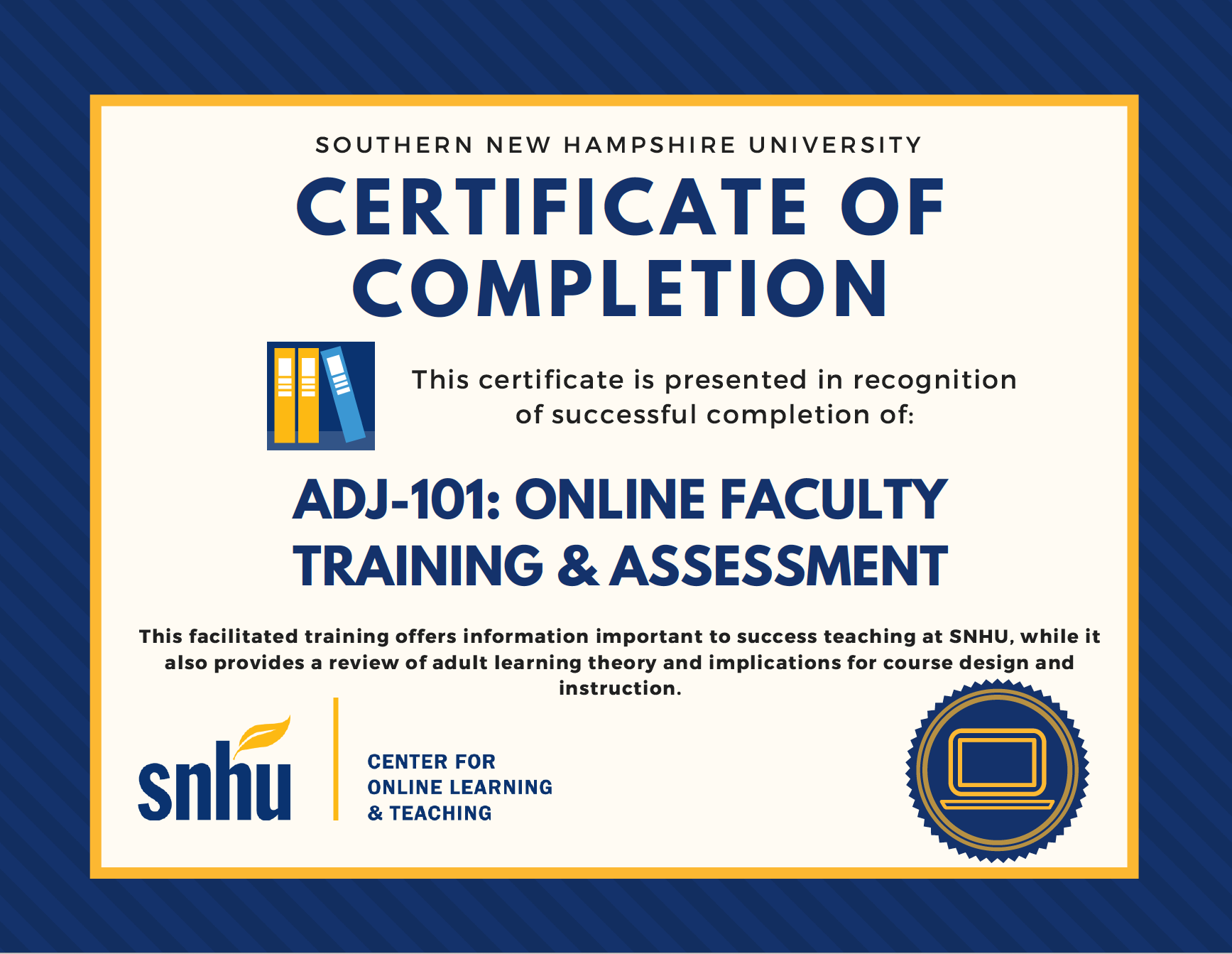 DeVonna Payne - SNHU Certificates DeVonna Payne - SNHU Certificates