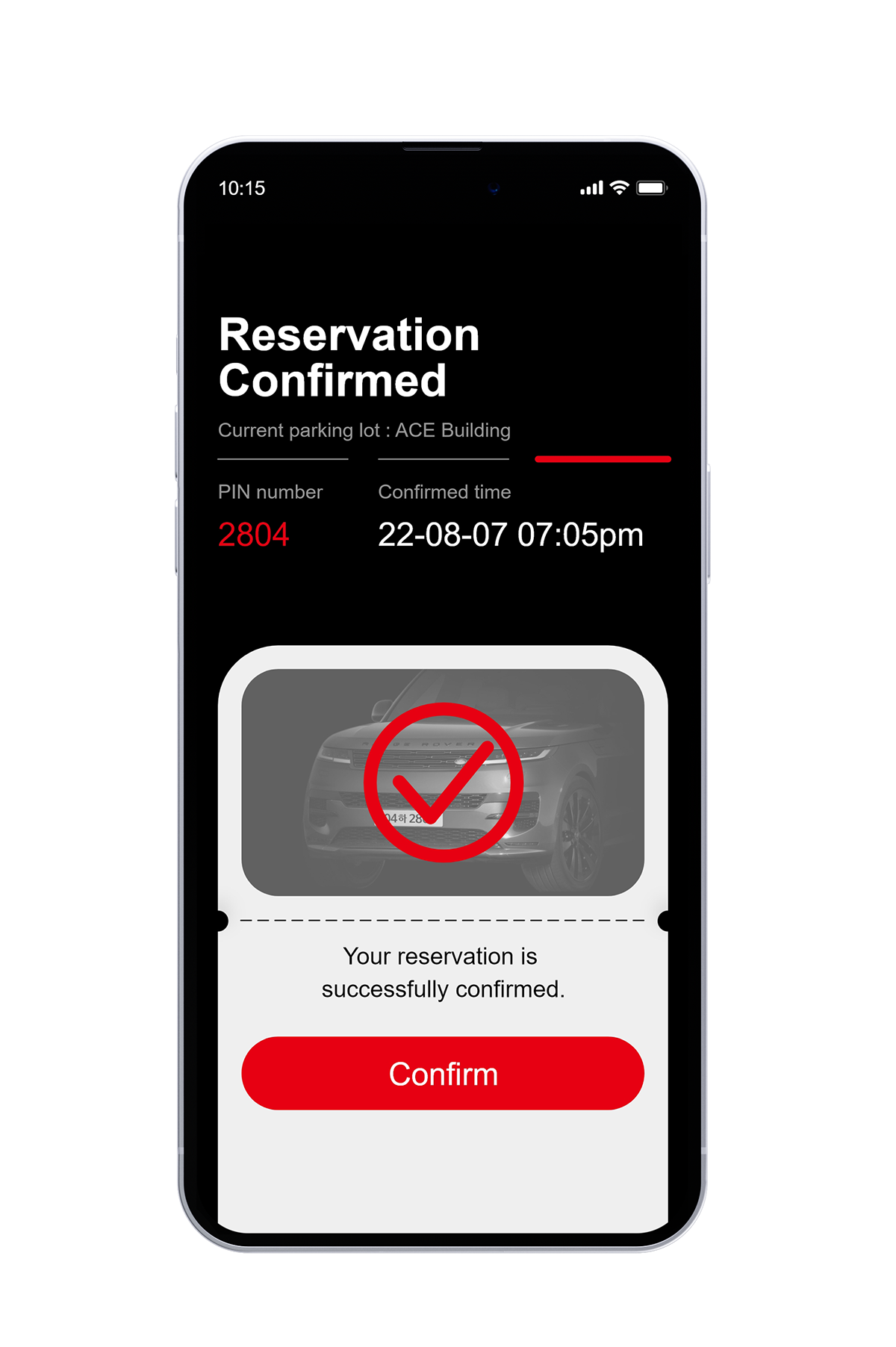 DESIGNFEEL - Parking reservation application