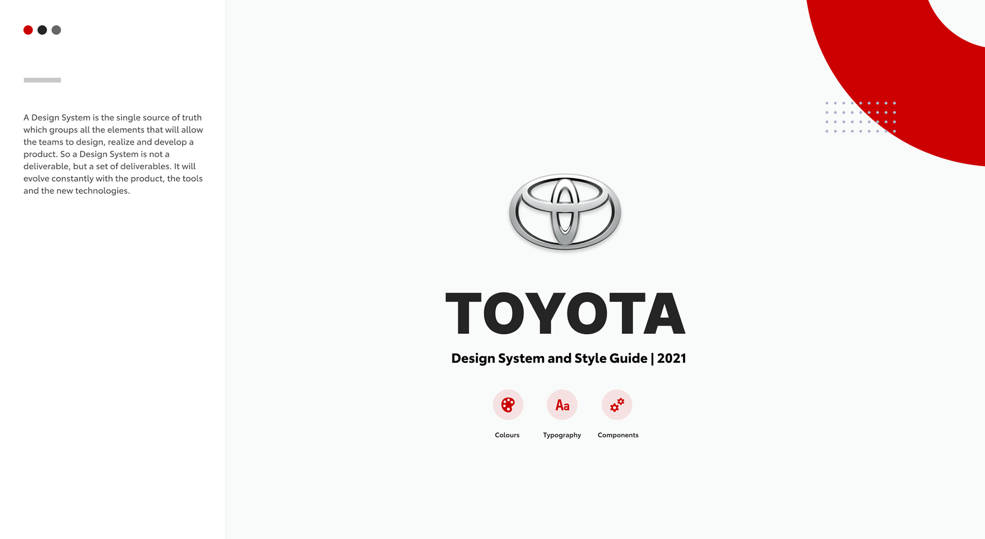 Vamshi KVK Protfolio - Toyota Design System