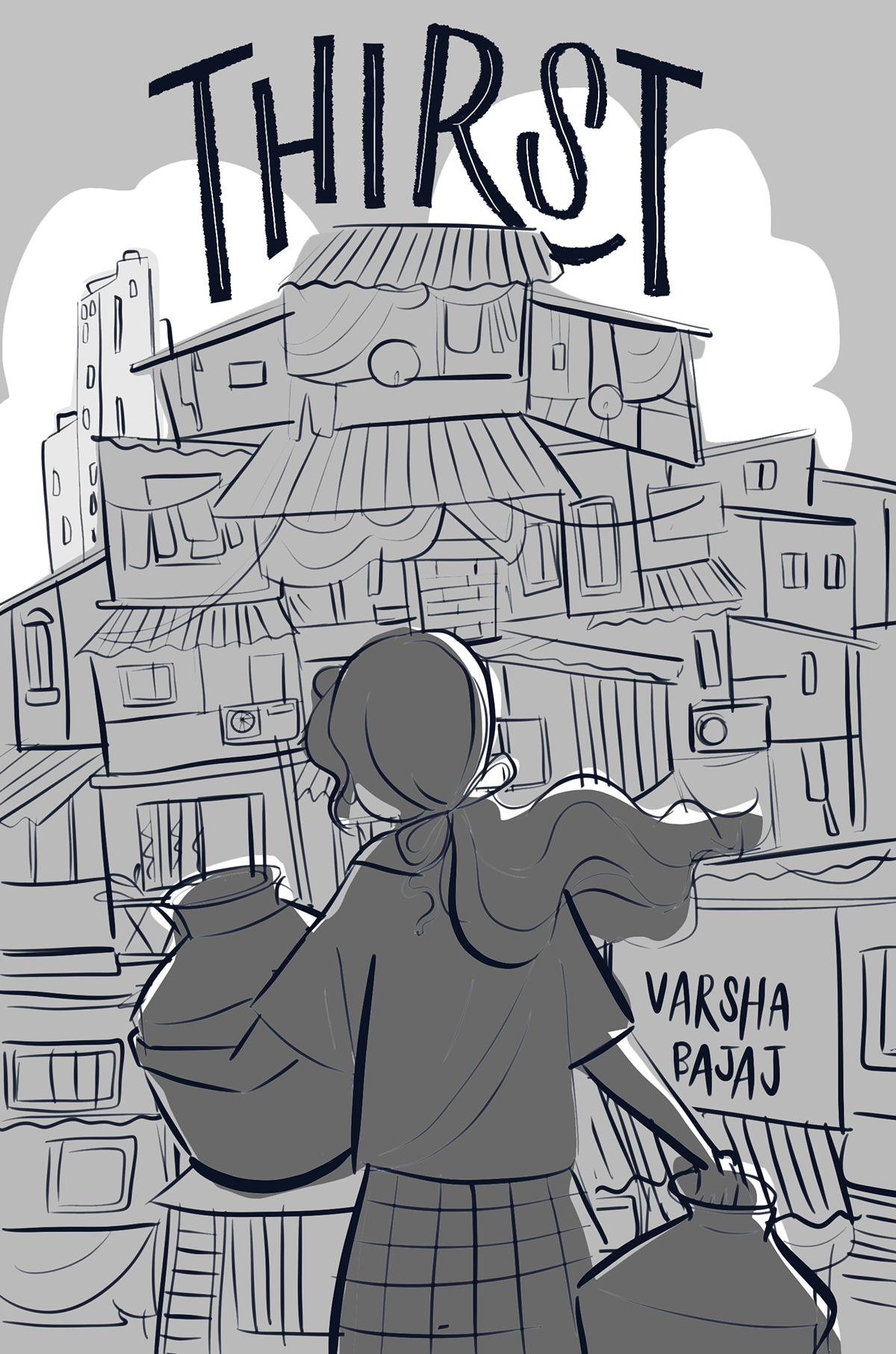 Chaaya Prabhat's Portfolio - "Thirst" Book Cover (Penguin Random House)