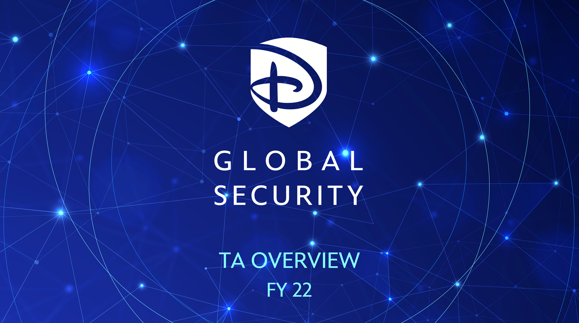 Steven Rademacher - Disney: Global Security Presentation