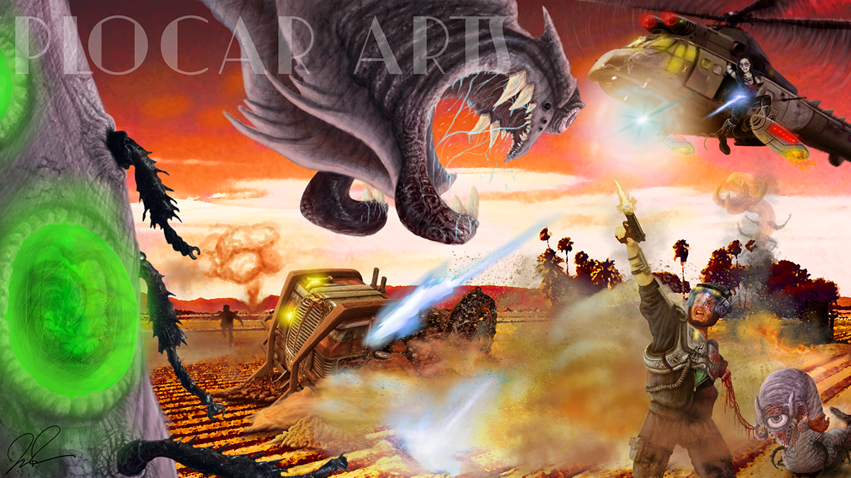 Plocar Arts - Alien Invasion Environment