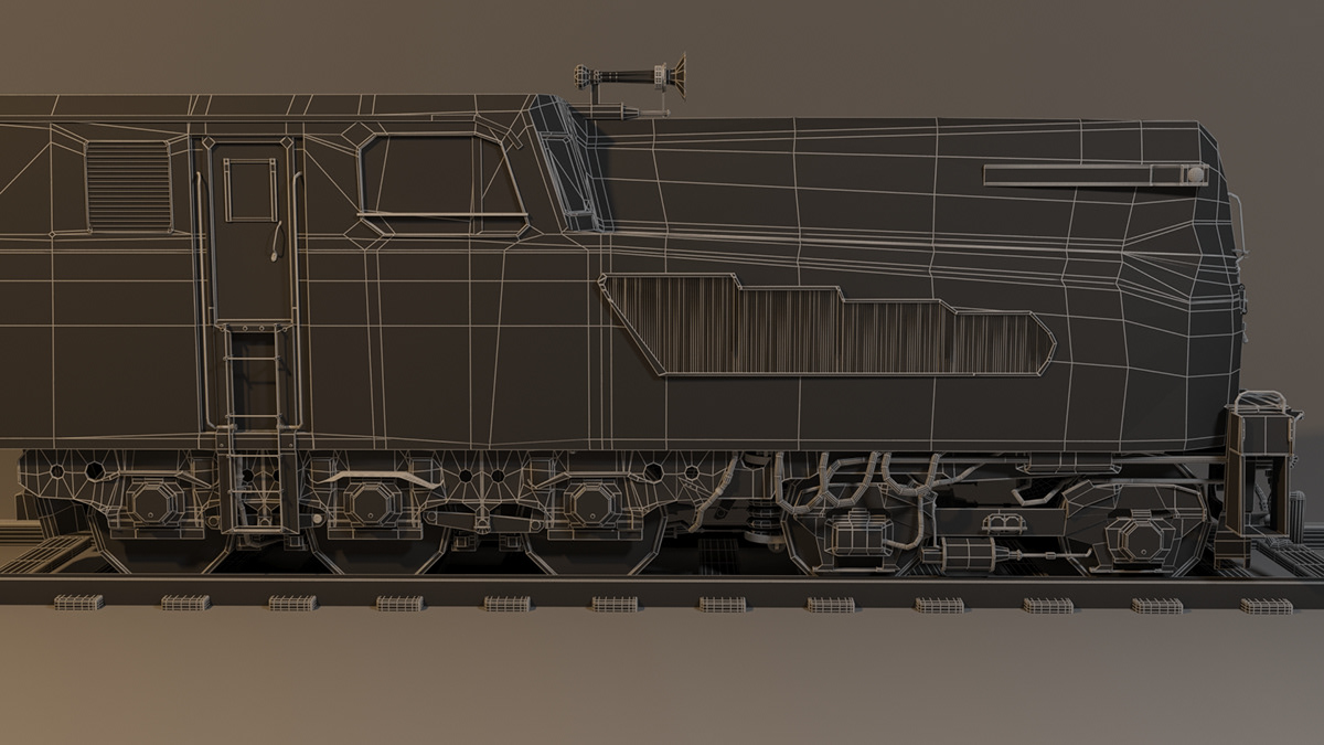 Plocar Arts - The Train [Digital 3D Model]
