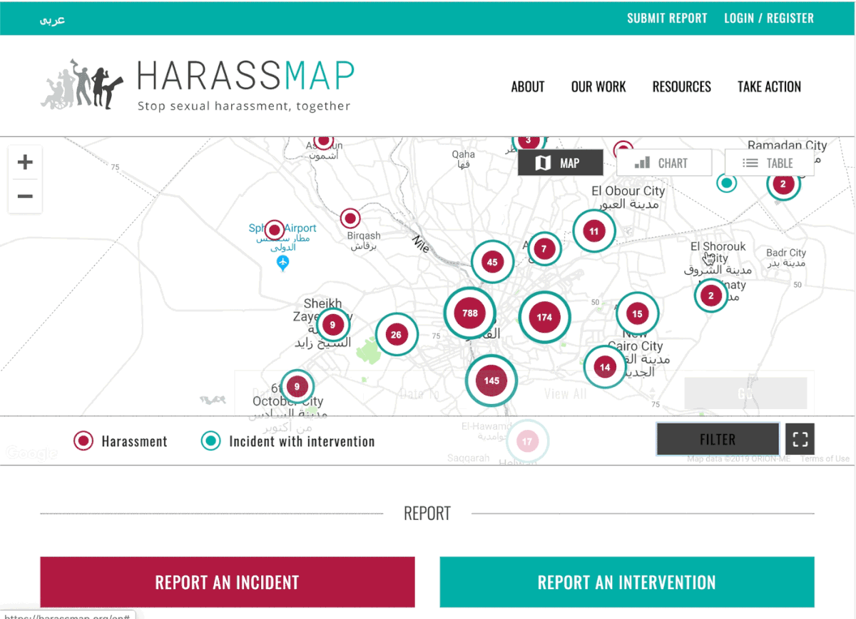 Piero Zagami design portfolio - HarassMap