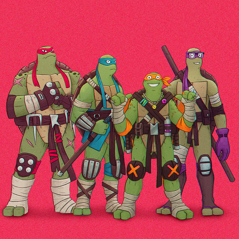 Andres Moncayo - TMNT character redesign
