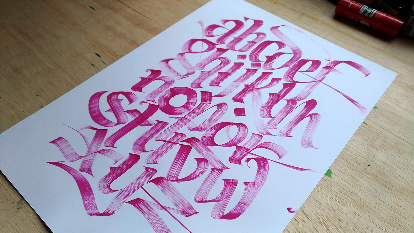 Hugo Cruz - calligraphy mix 2
