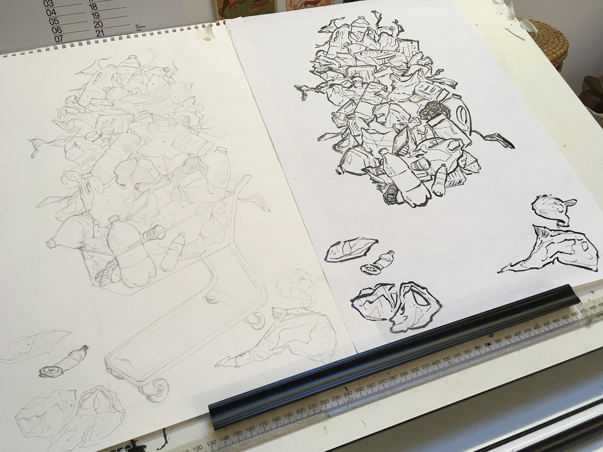 slmillustration - Plastic Attack - Editorial