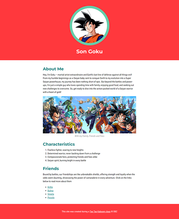 logesh_dsgn - Goku Website