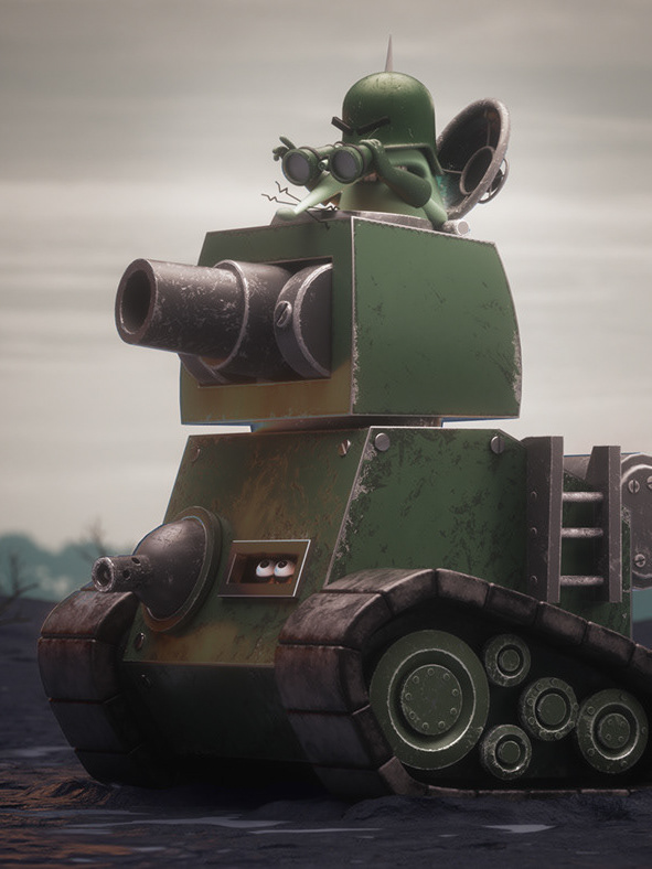 COURTNEY HOPKINSON - Tank Rat animation from the Great Rodent War