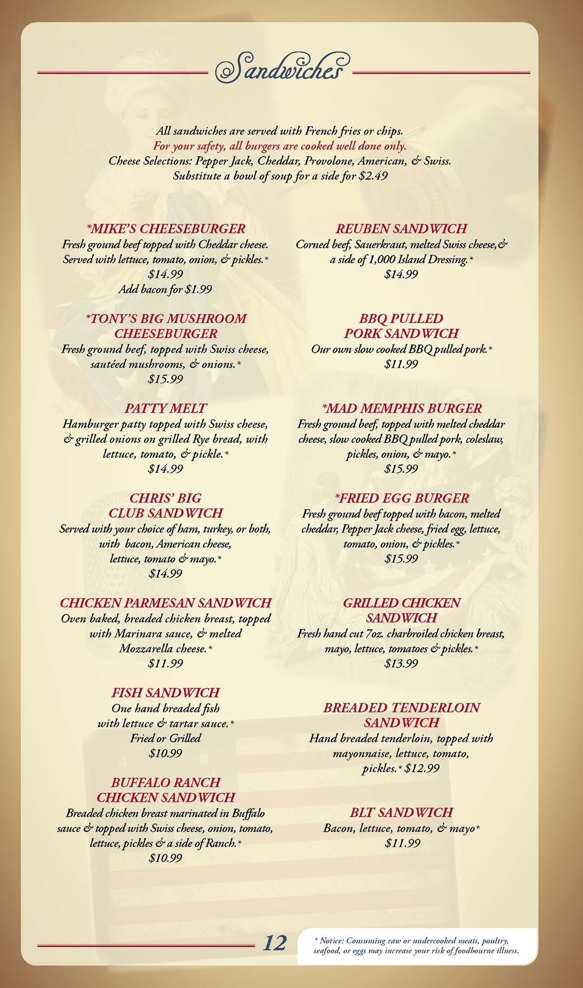 Sara's Family Restaurant - FULL MENU