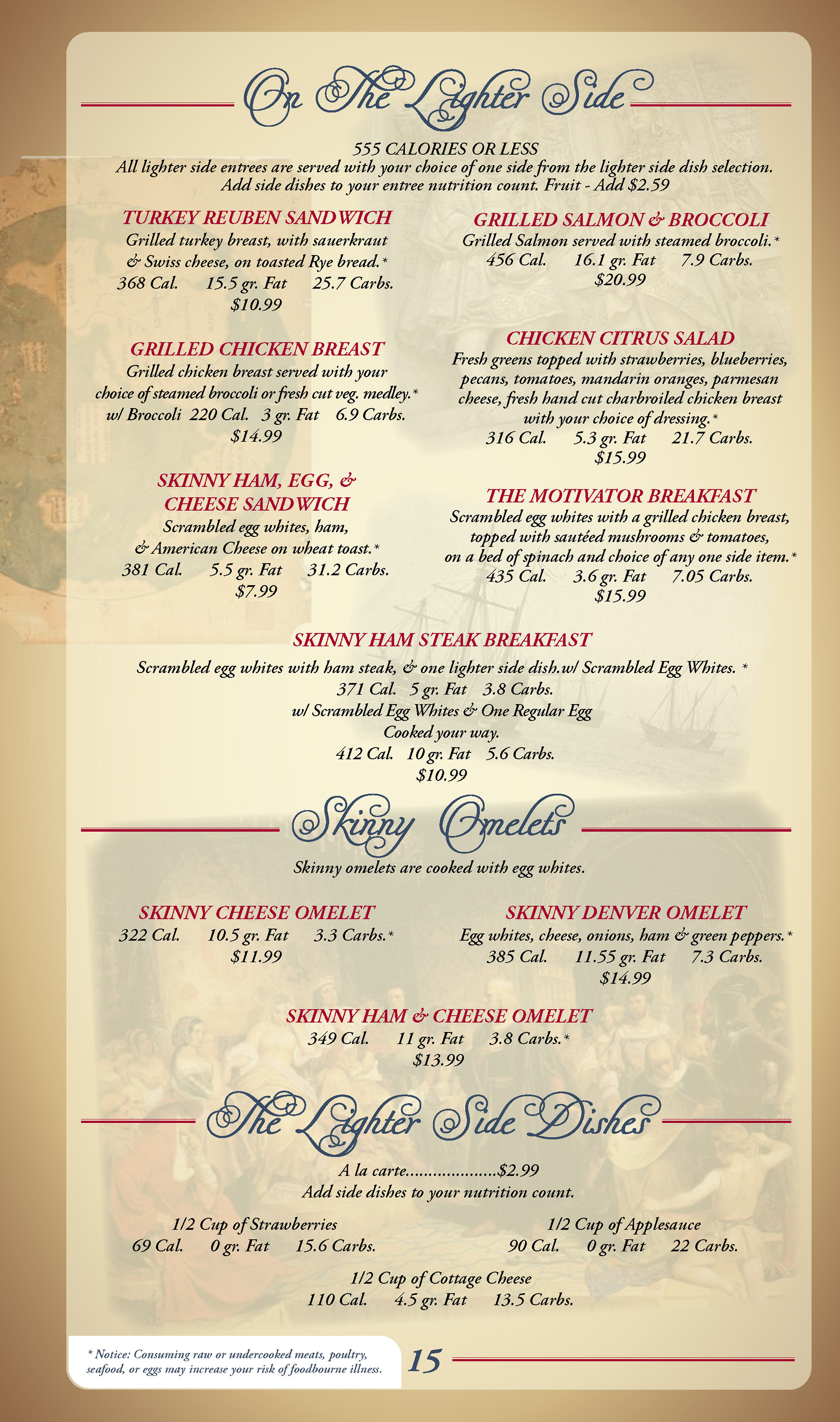 Sara's Family Restaurant - FULL MENU