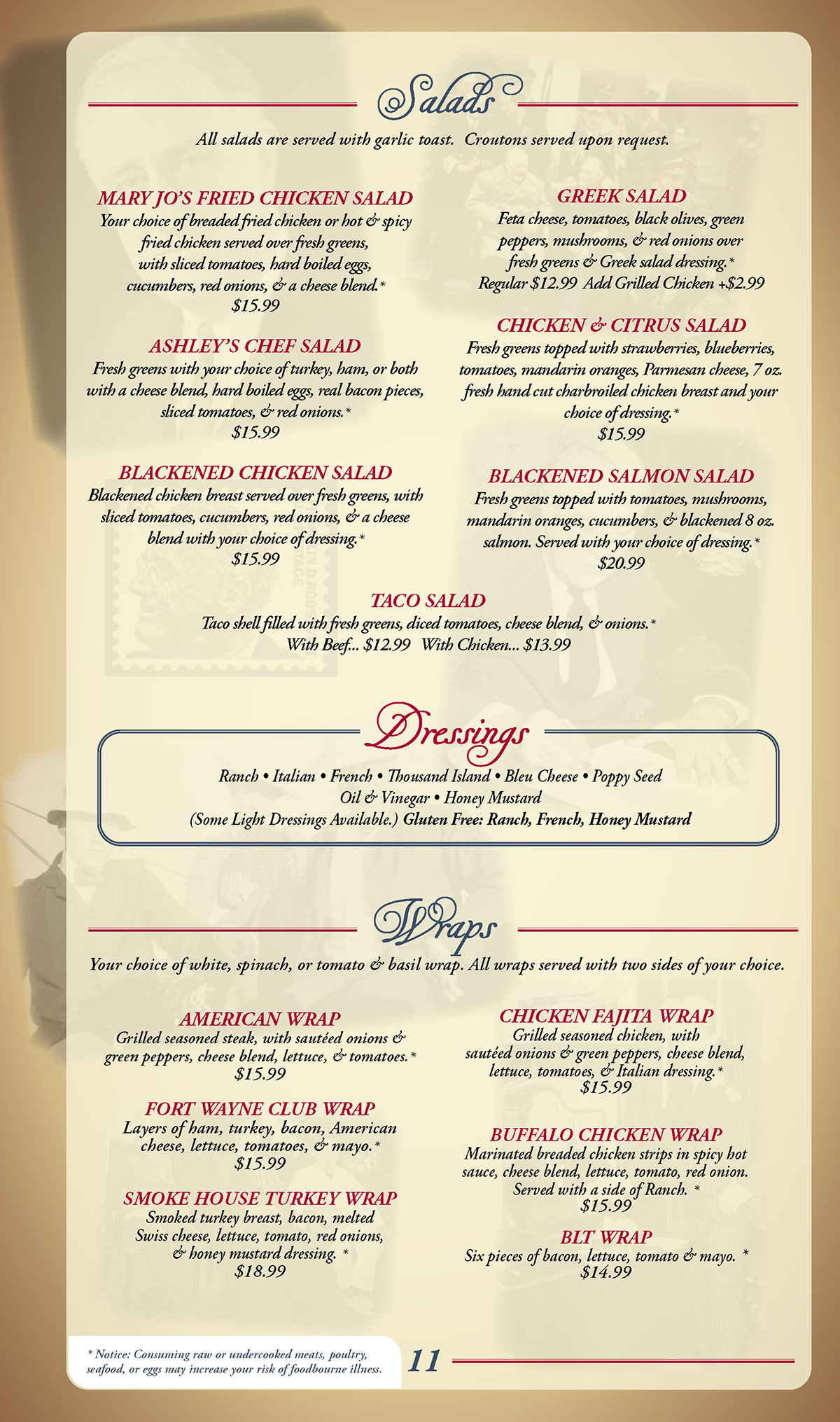 Sara's Family Restaurant - FULL MENU