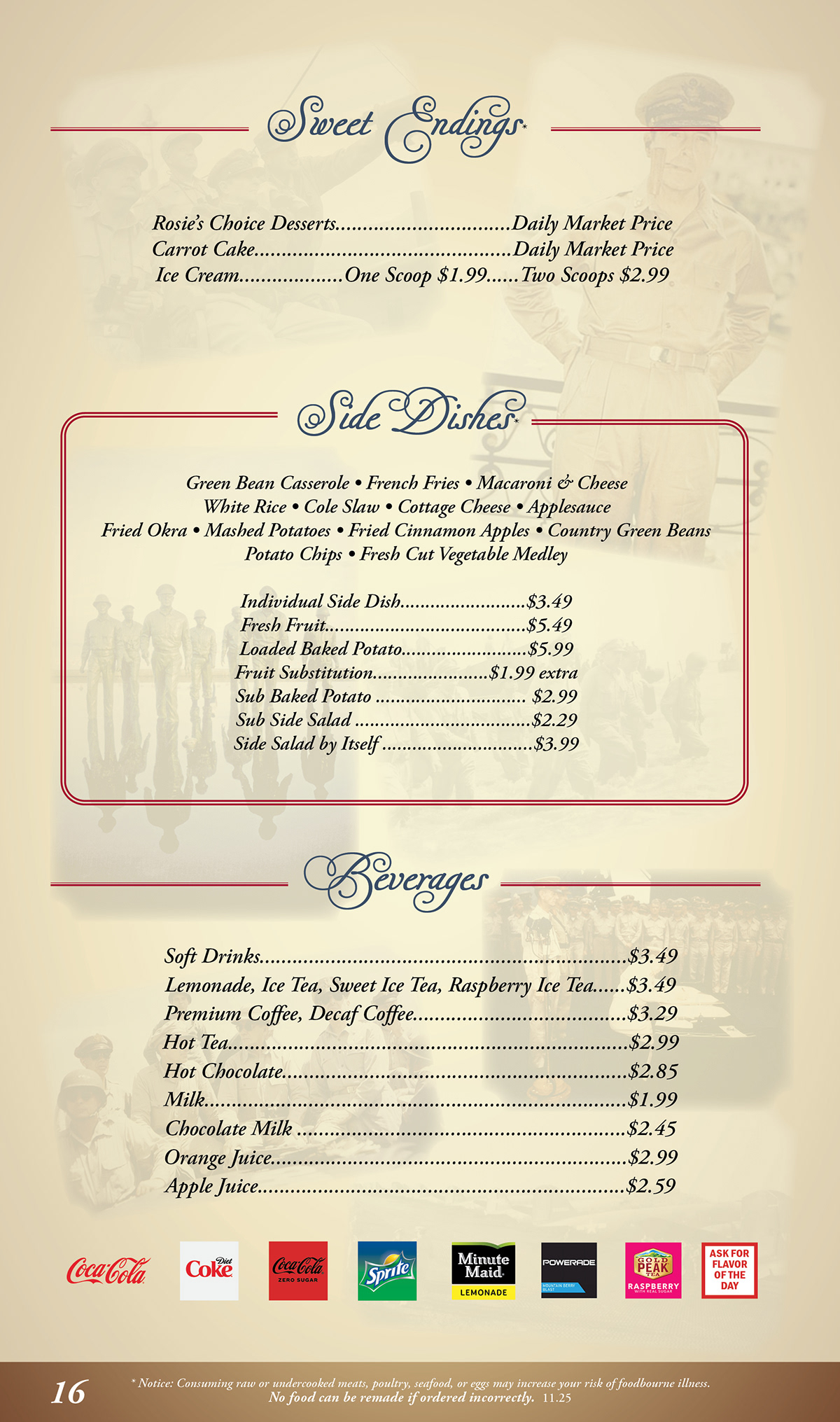 Sara's Family Restaurant - FULL MENU